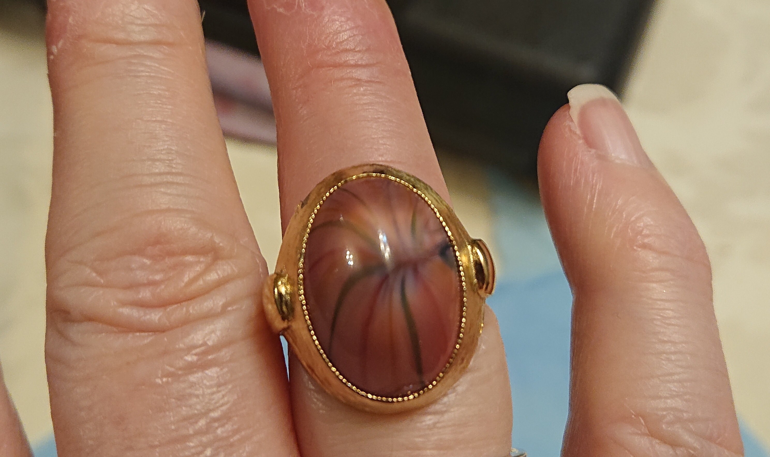 Vintage Signed Sarah Coventry Ring 70s - Etsy