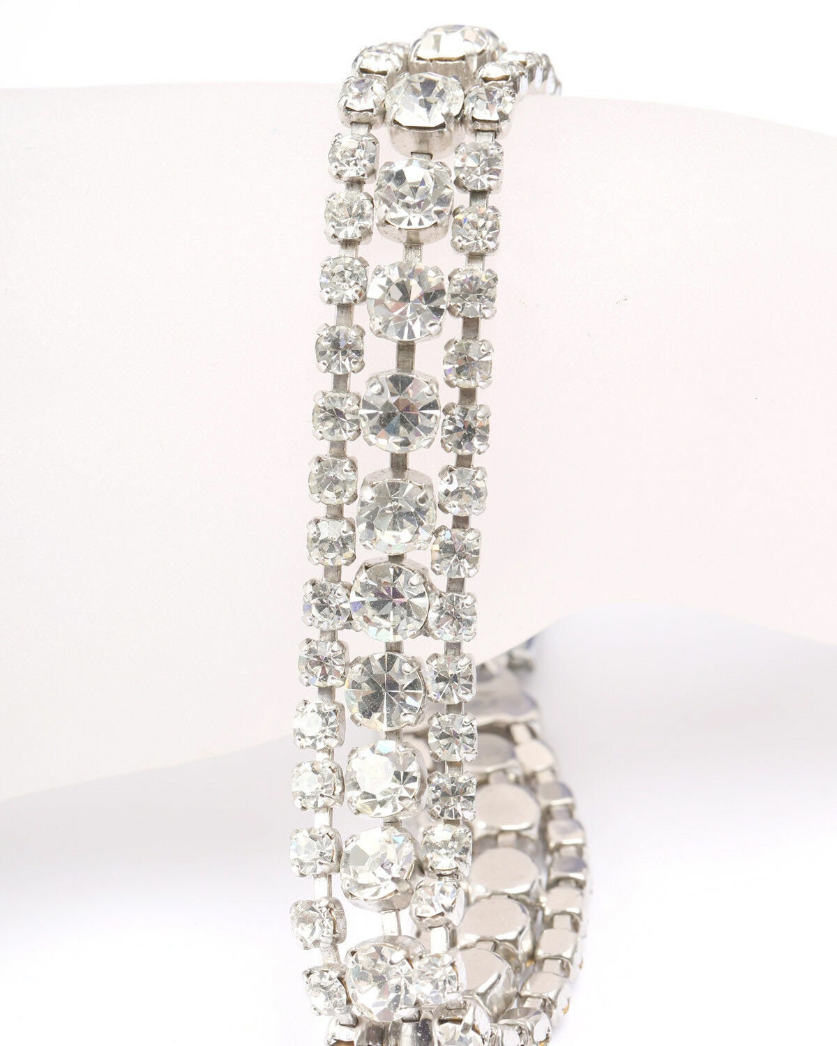 Pulsera vintage Zenette Rhinestone años 50 - Etsy España