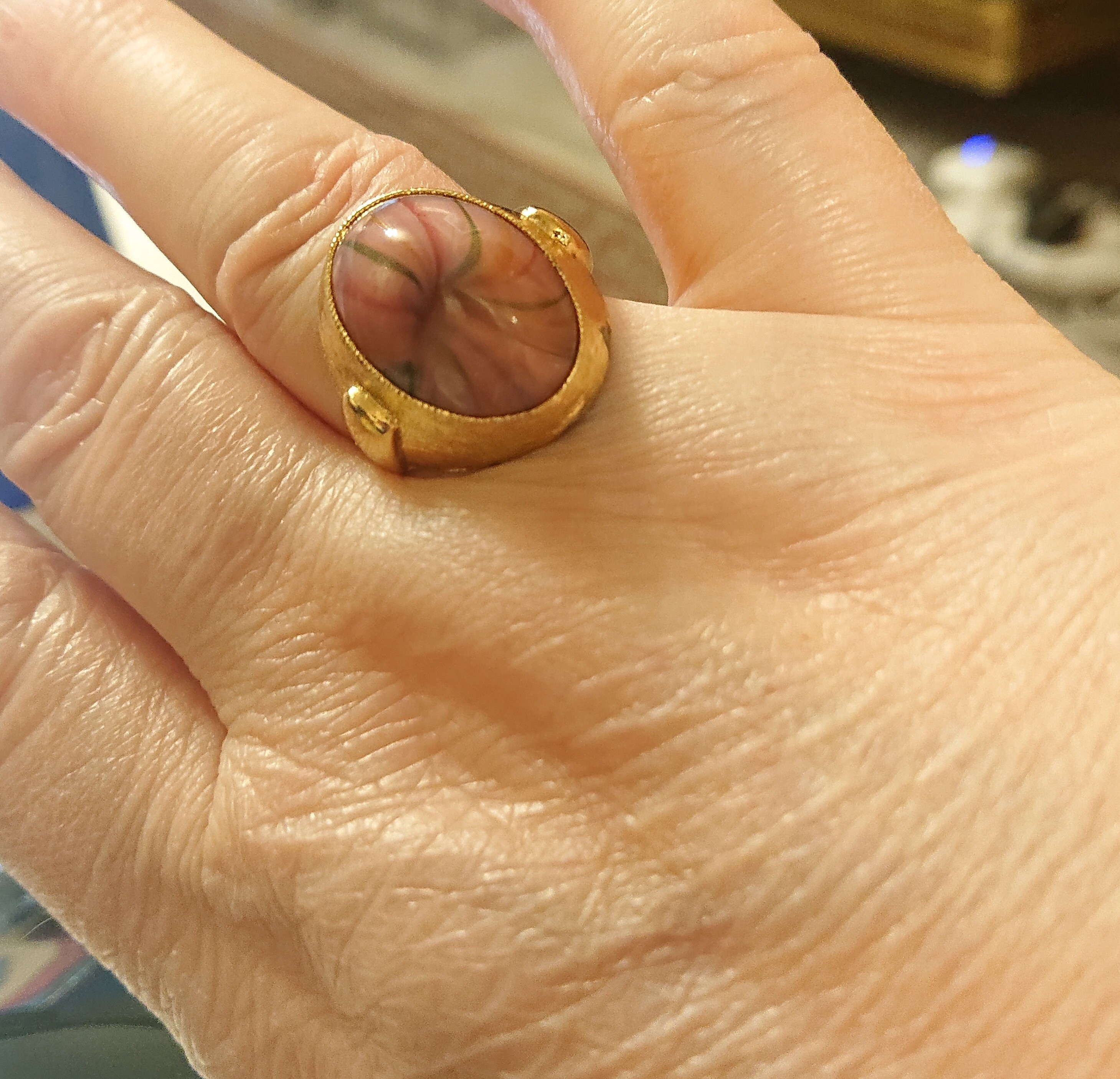 Vintage Signed Sarah Coventry Ring 70s - Etsy