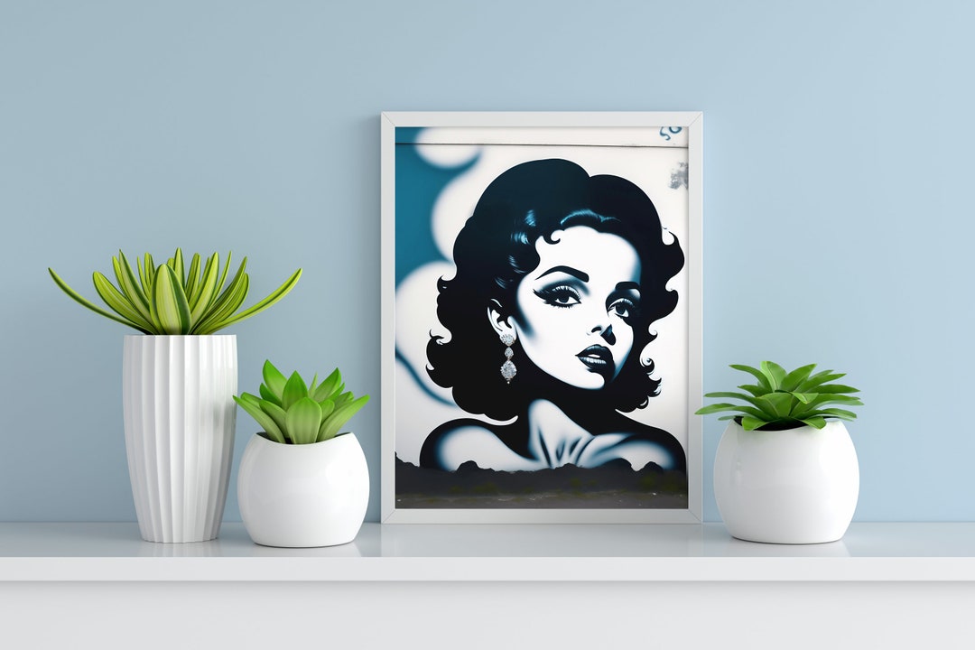 Bansky's Betty Boop Tribute DIGITAL DOWNLOAD, Printable Wall Pictures ...