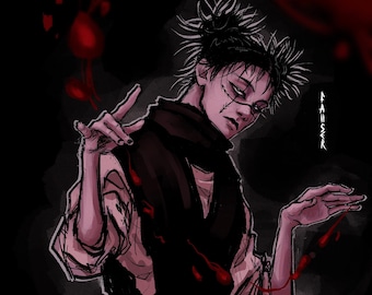 Choso Jujustu Kaisen A4 Print - Etsy