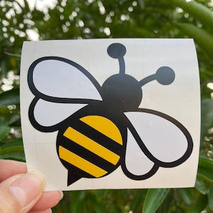 Bee Vinyl Car Decal, Bumblebee Decal, Bee Sticker, Cute Bee, Cute ...