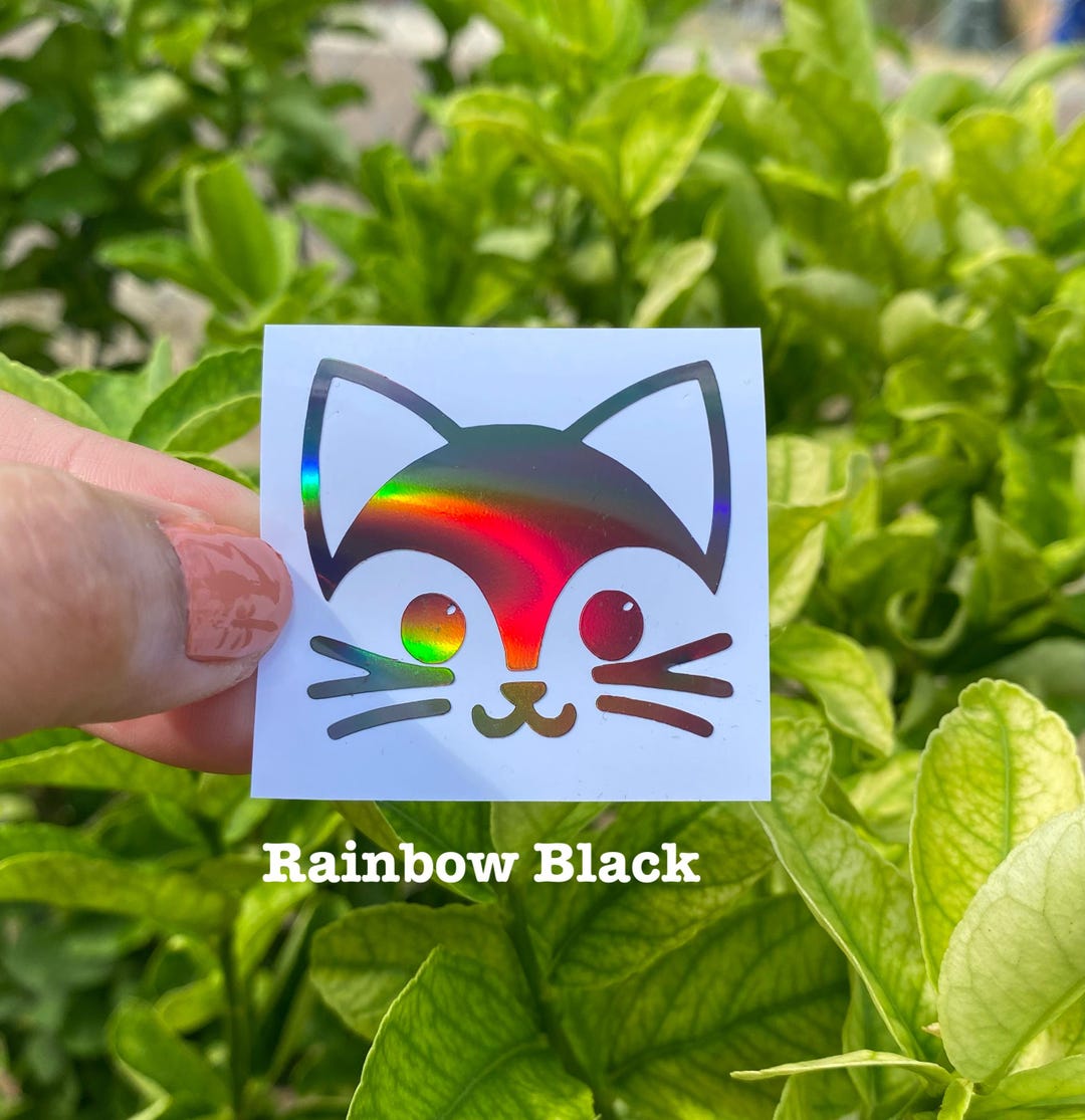 Cute Cat Peaking Decal, Cat Peaking Sticker, Cats Lover Gift, Furry ...