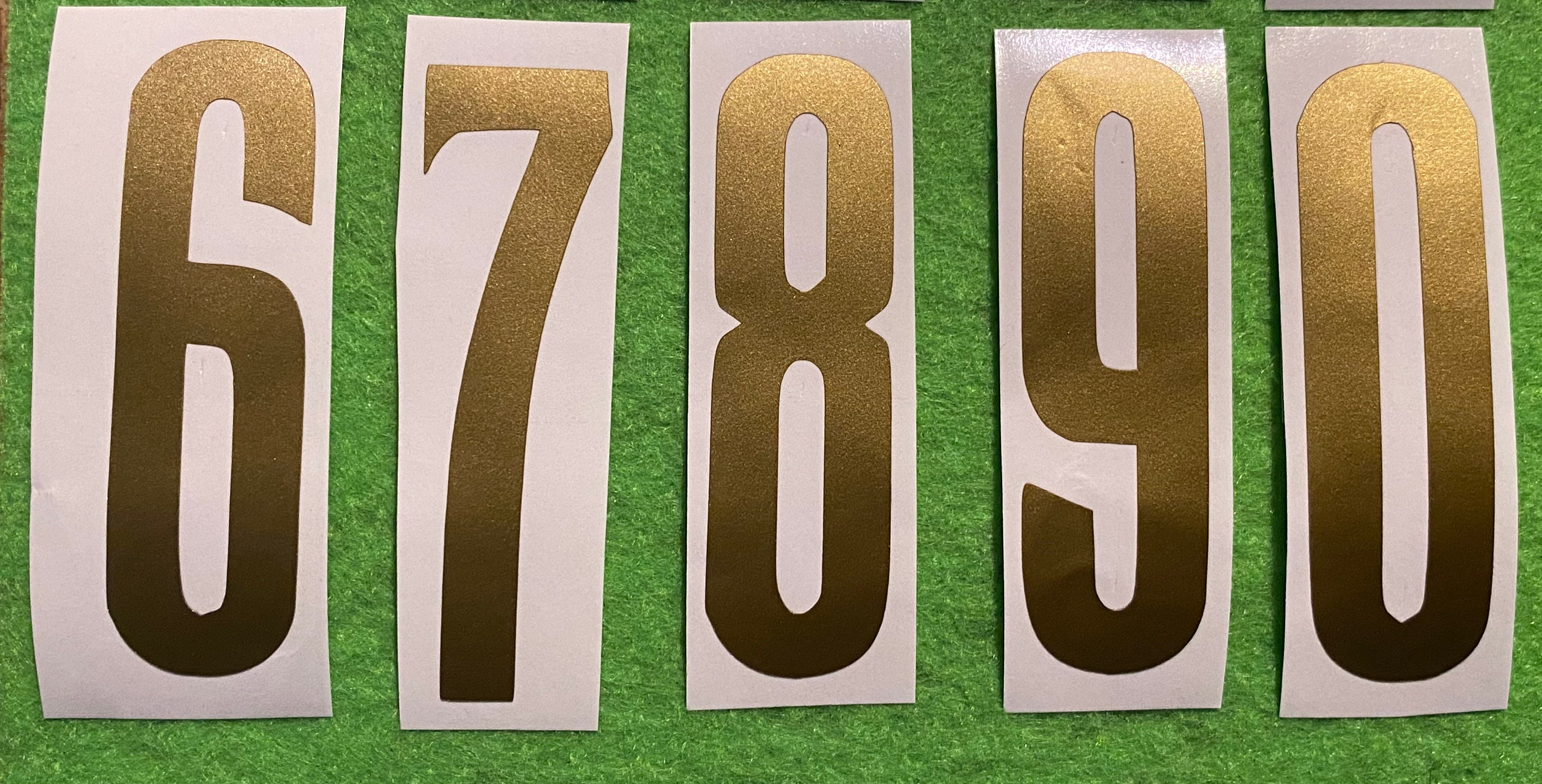 Permanent Vinyl Mailbox Numbers Decal Address Personalized | Etsy