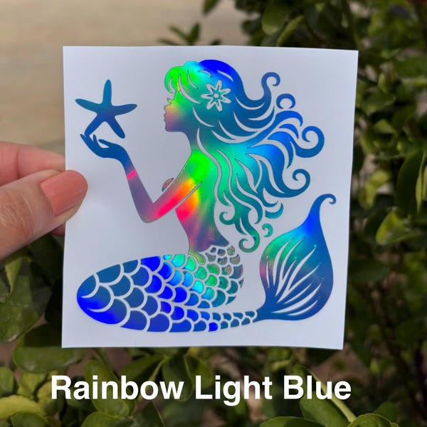 Mermaid Car Sticker - Etsy