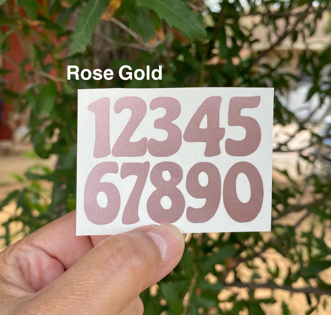 Personalized Mailbox Numbers Decal, Address, House Numbers, Apartment ...