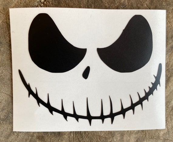 Jack Skellington Smile Vinyl Sticker Decal Nightmare Before - Etsy