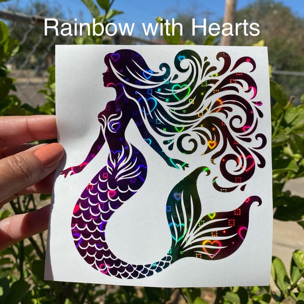 Mermaid Decals - Etsy