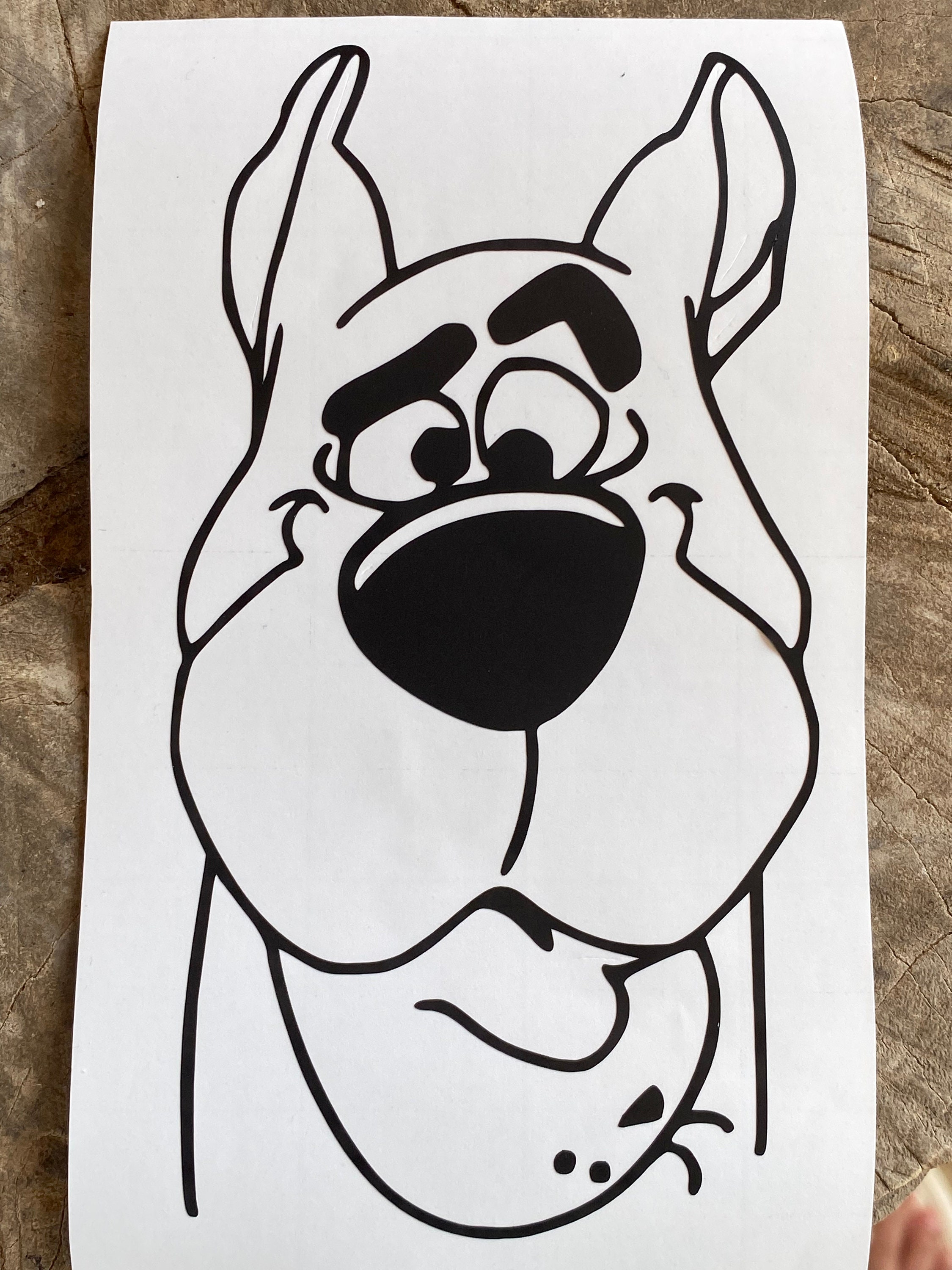 Scooby Doo Car Decal Scooby Doo Cartoons Decal Mystery Etsy