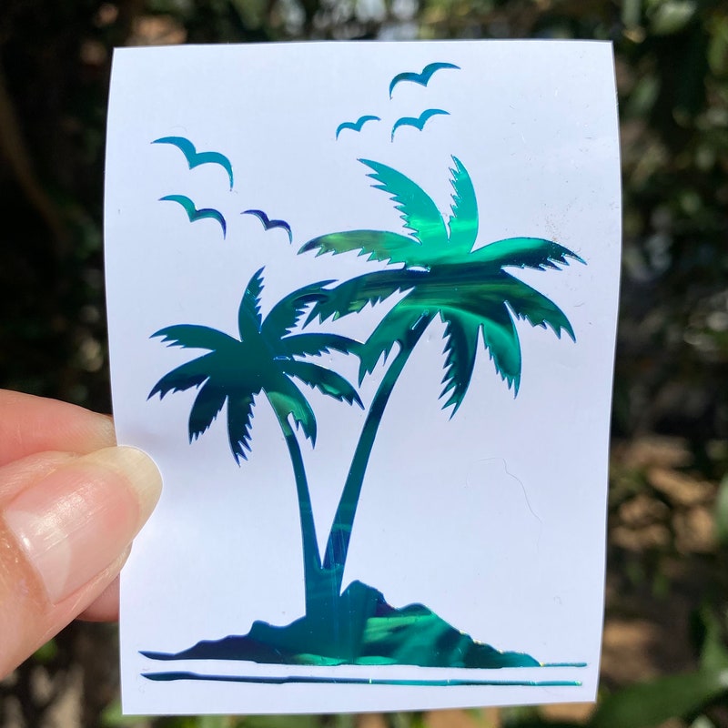 Palm Tree Decal - Etsy