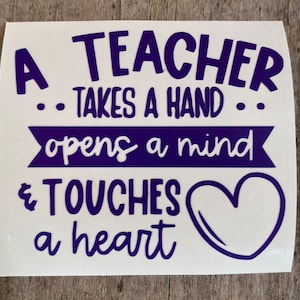 Teacher Decal, Teacher Sticker, Teacher Gift, Educator Decal, School Decor, Classroom Decor, - Etsy