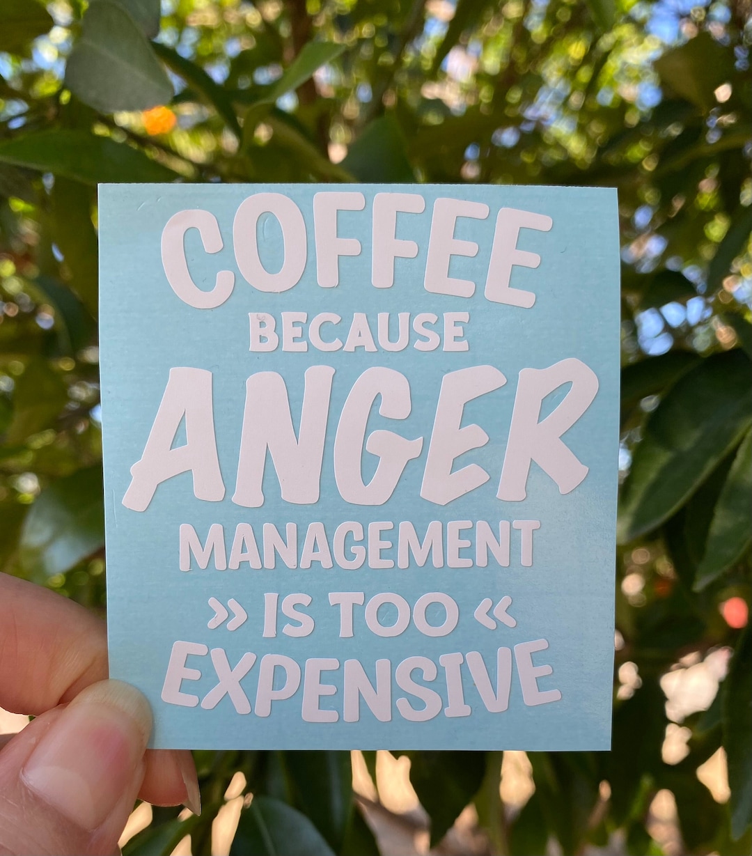 Coffee Decal, Sarcastic Decal, Funny Saying Decal, Coffee Sticker ...