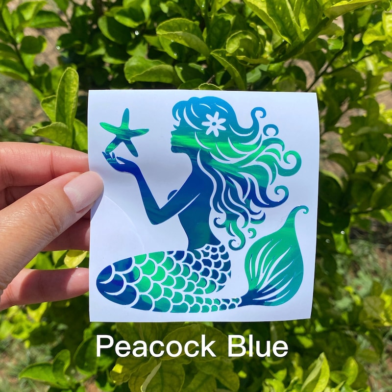 Mermaid Car Decal Kids - Etsy