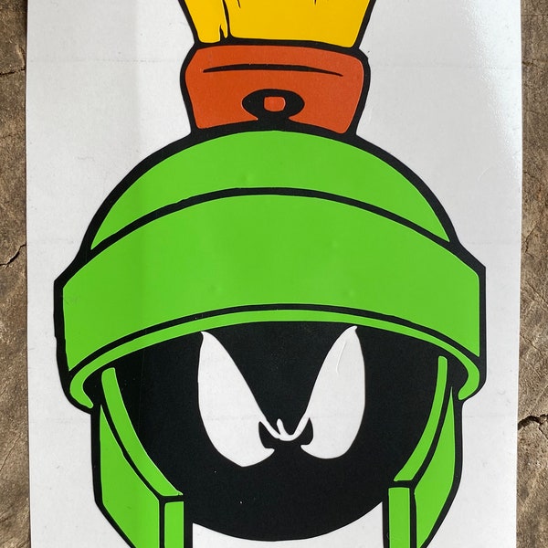 Marvin the Martian Sticker - Etsy