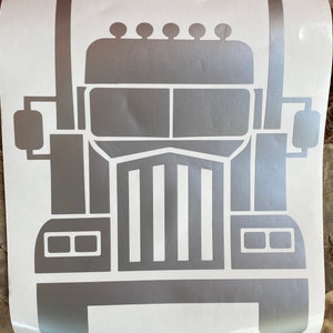 Semi Truck Vinyl Decal, Semi Truck Sticker, Transportation Vehicle ...