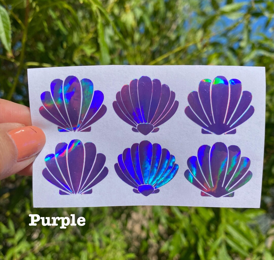 Seashell Summer DIY Beach Decor Decals, Set of 6, 12, or 18 , Beach ...