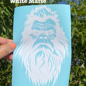 Angry Sasquatch Bigfoot Head Car/truck Decal, Outdoor Camping, RV ...
