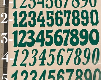 Reflective House Numbers - Etsy