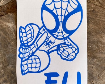 Spider-man Vinyl Decal Avengers Car Window Sticker - Etsy