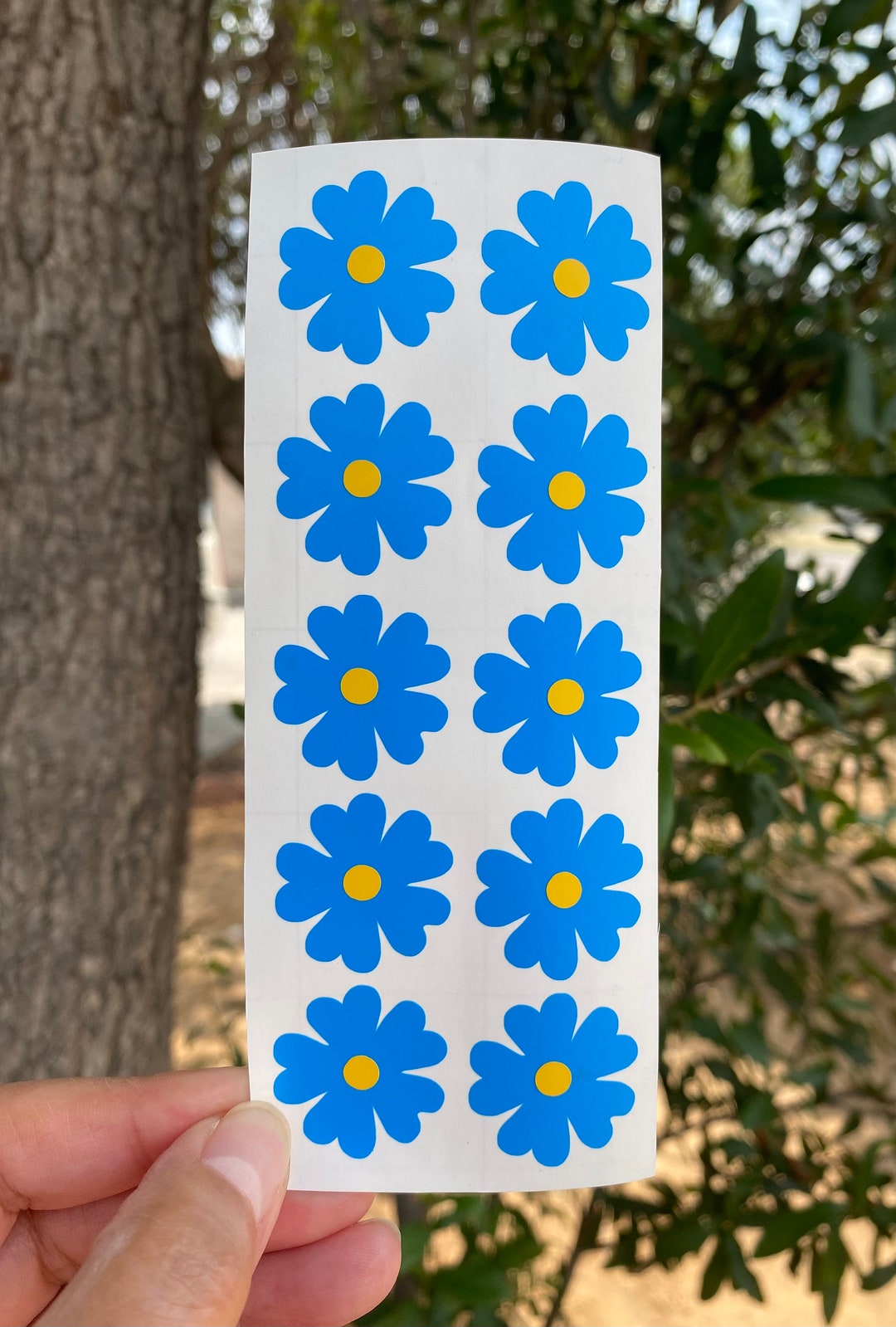 Cute Daisy Flowers Car Window Decal Set of 10 , Daisy Flower Sticker ...