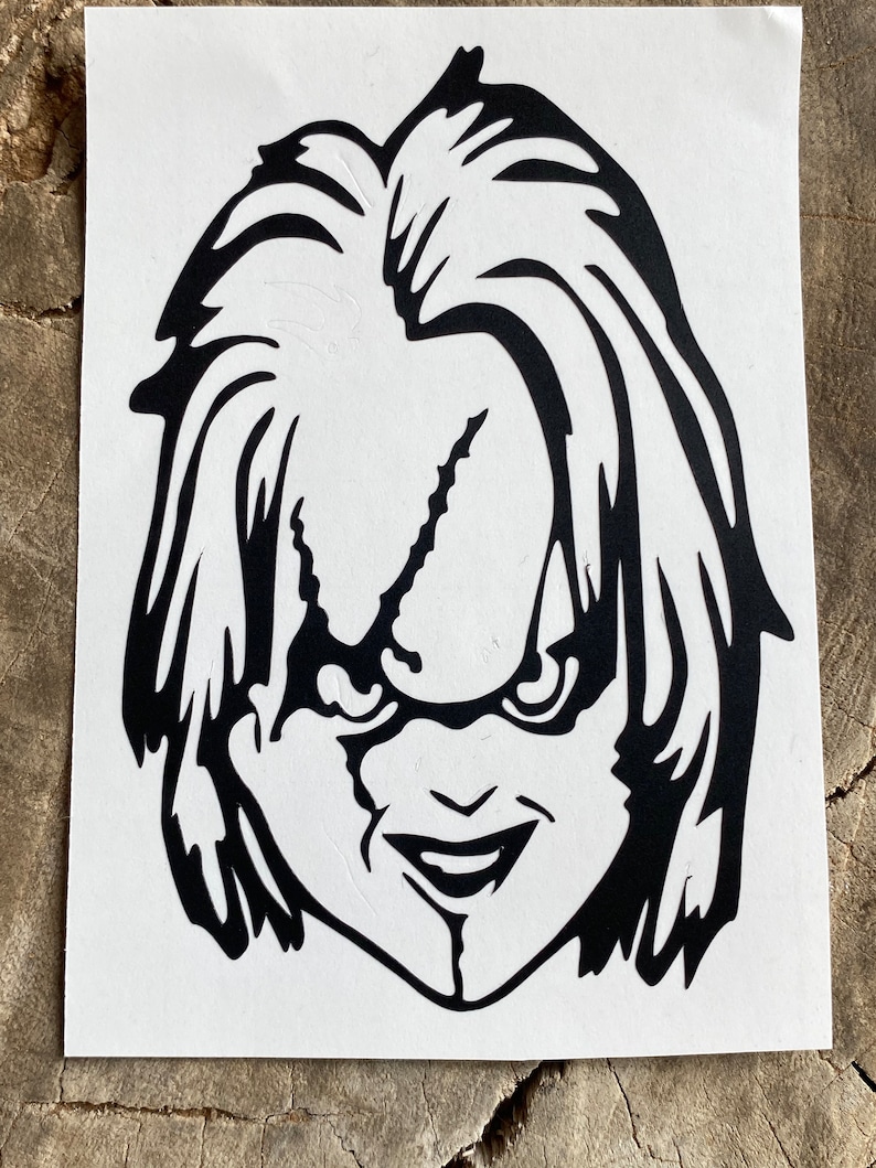 Chucky Vinyl Decal Chucky Sticker Chucky Childs Play Movie - Etsy