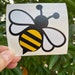 Bee Vinyl Car Decal Bumblebee Decal Bee Sticker Cute Bee - Etsy