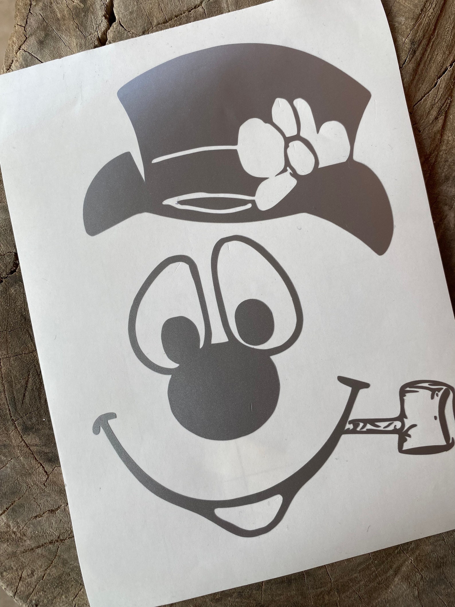 Christmas Decal Frosty the Snowman Vinyl Decal Smiling - Etsy