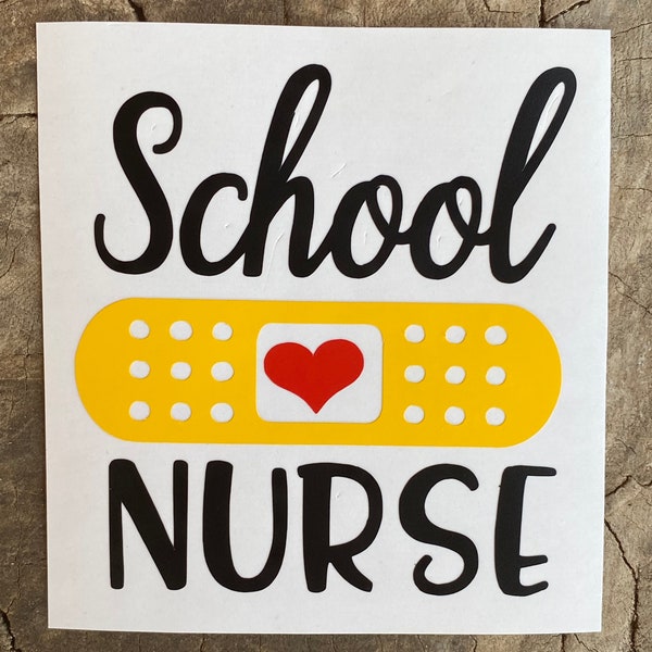 Nurse Vinyl Decal - Etsy