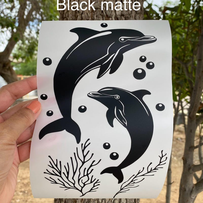 Dolphin Sticker - Etsy