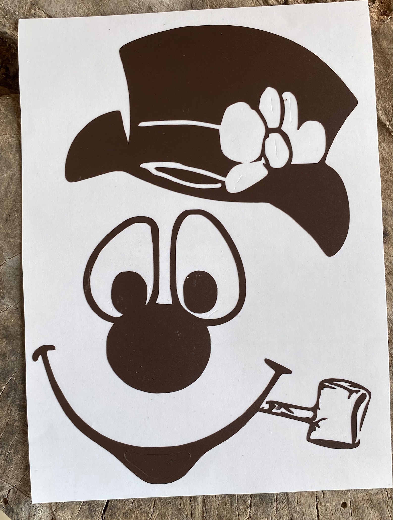 Christmas Decal Frosty the Snowman Vinyl Decal Smiling - Etsy