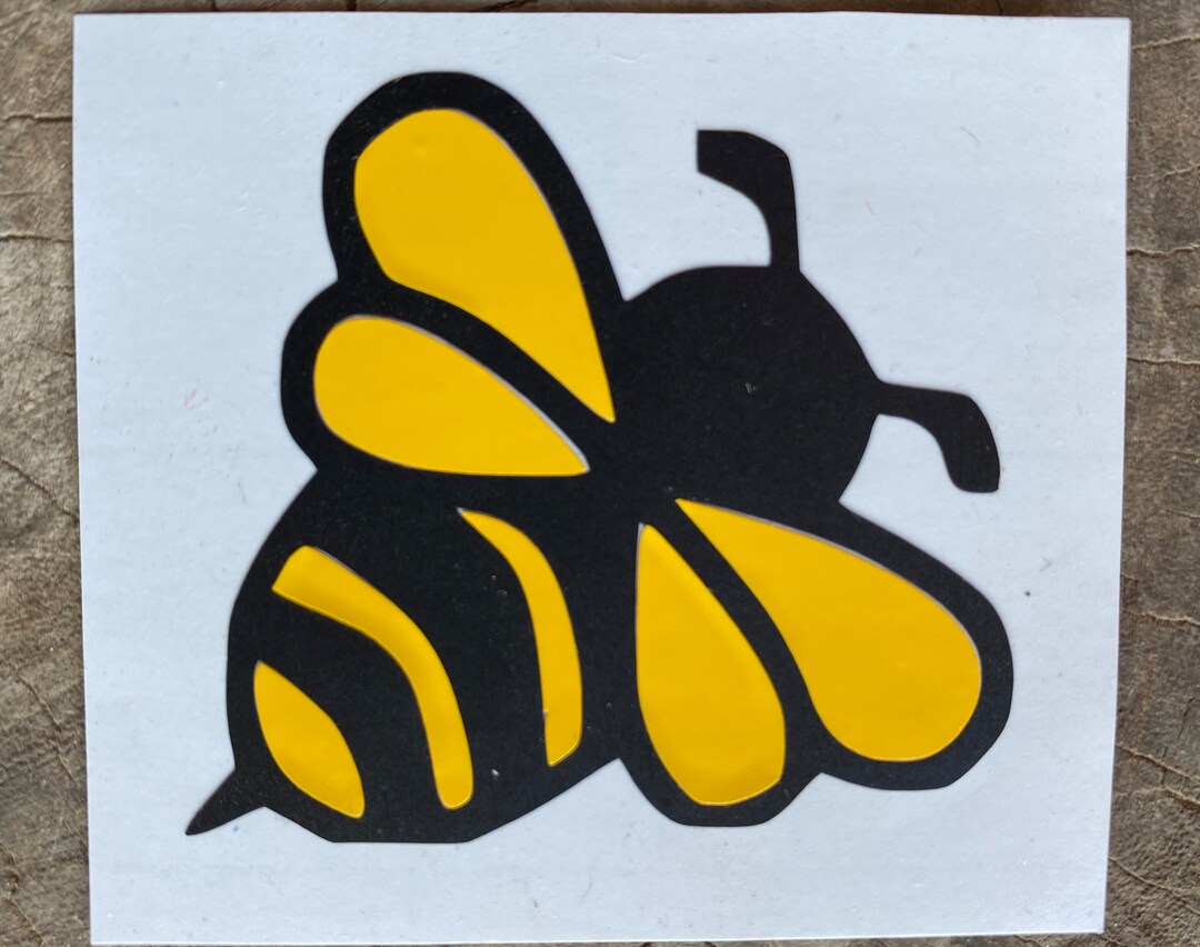 Bee Vinyl Car Decal, Bumblebee Decal, Bee Sticker, Mug Decal, Window ...