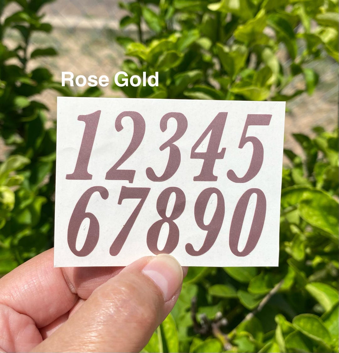 Personalized Mailbox and House Numbers Decal, Address, Apartment,(cost ...