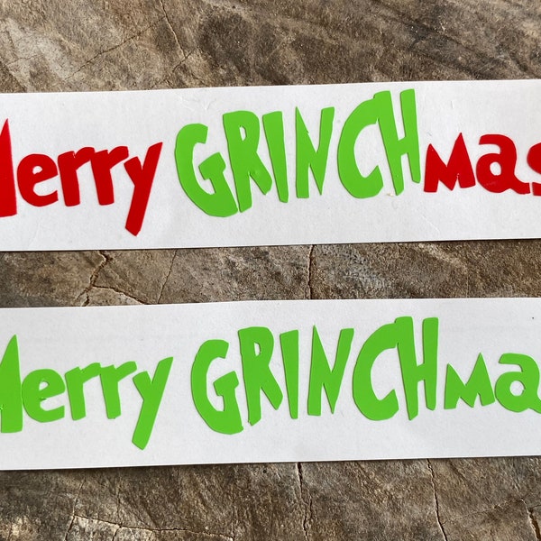 The Grinch Stickers - Etsy