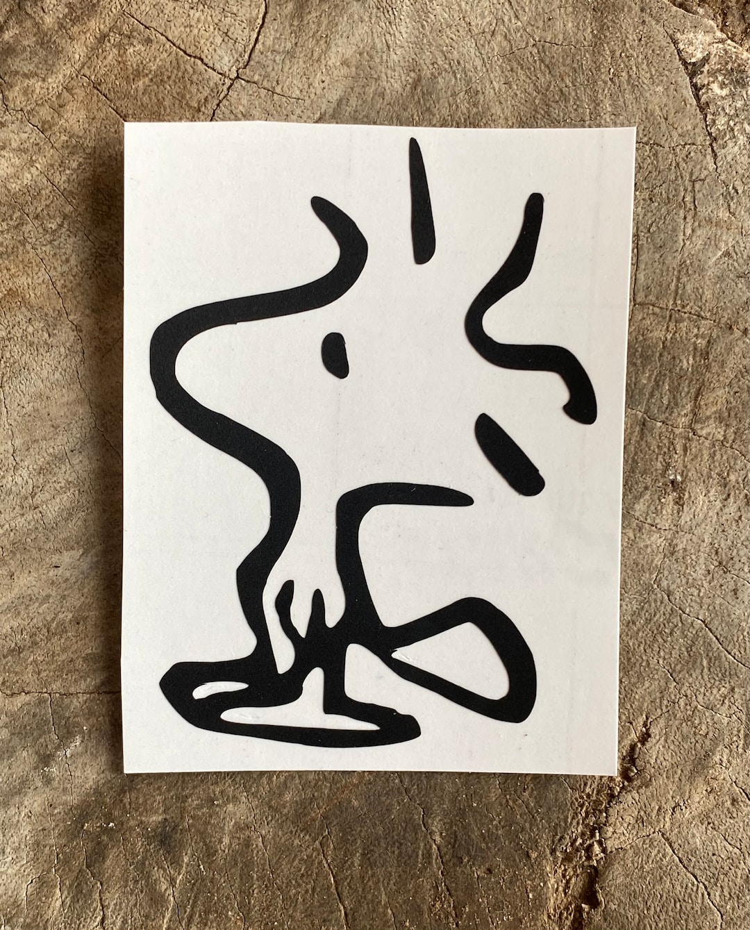 Woodstock Vinyl Car Decal, Snoopy Decal, Peanuts Decal, Charlie Brown ...