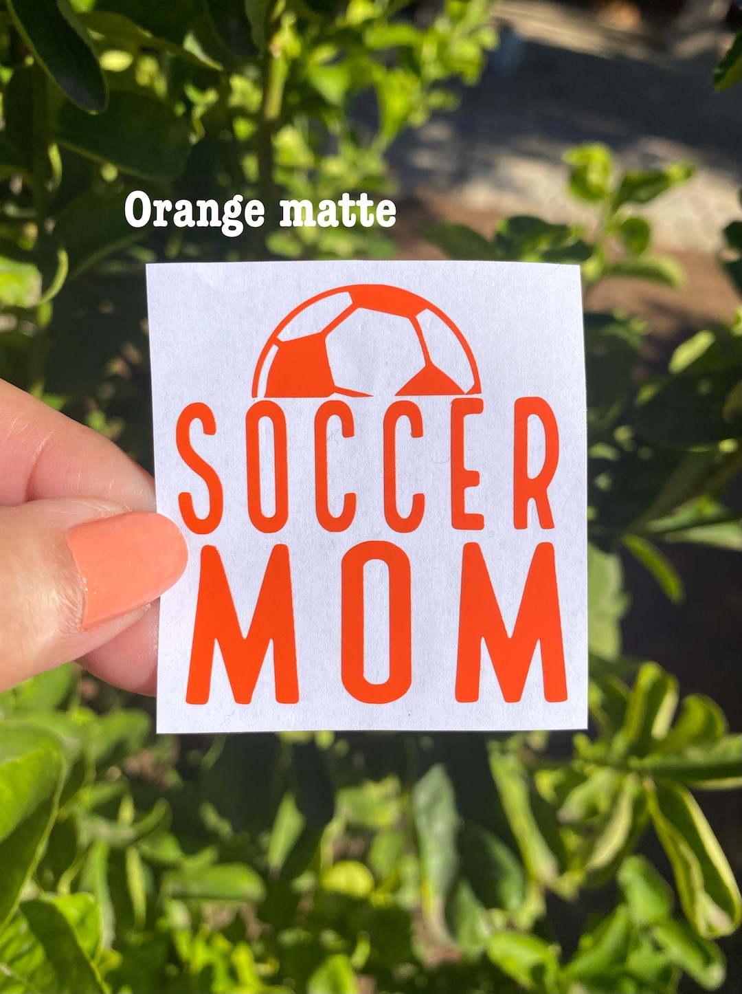 Soccer Mom Car Decal, Vinyl Soccer Mom Sticker, Gift for Mom, Mom Life ...