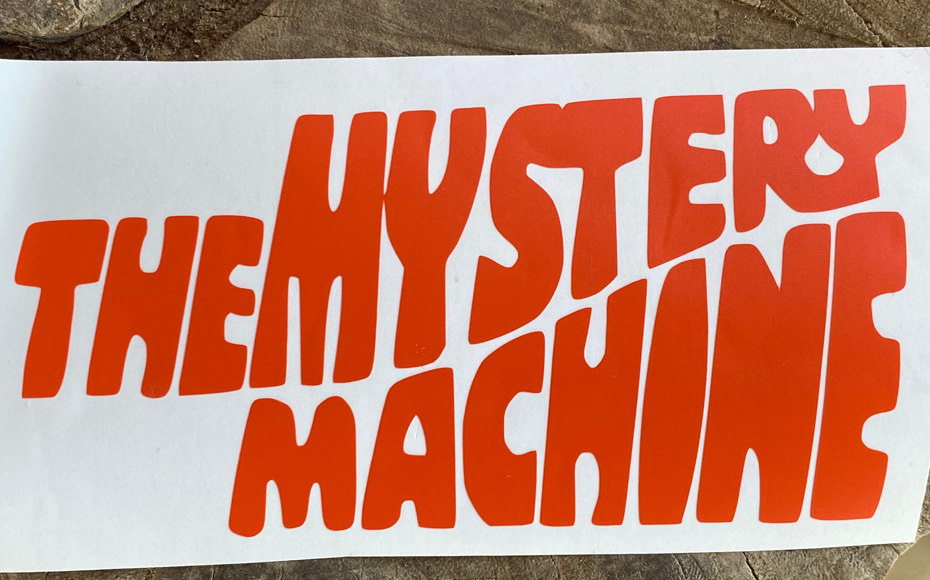 The Mystery Machine Vinyl Car Decal. Scooby Doo Decal - Etsy
