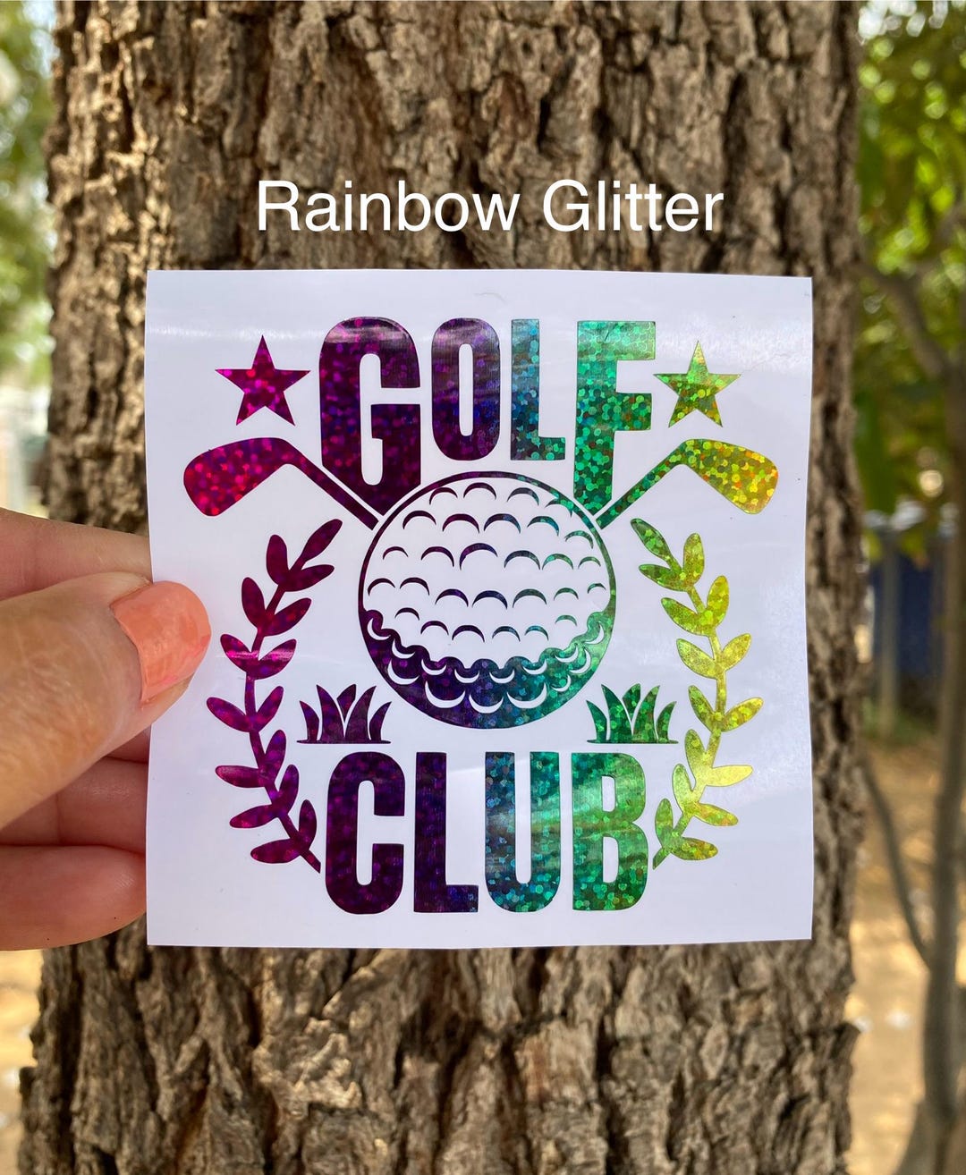 Golf Club Cart Decal, Golf Cart Accessories, Gift for Golfers, Mini ...