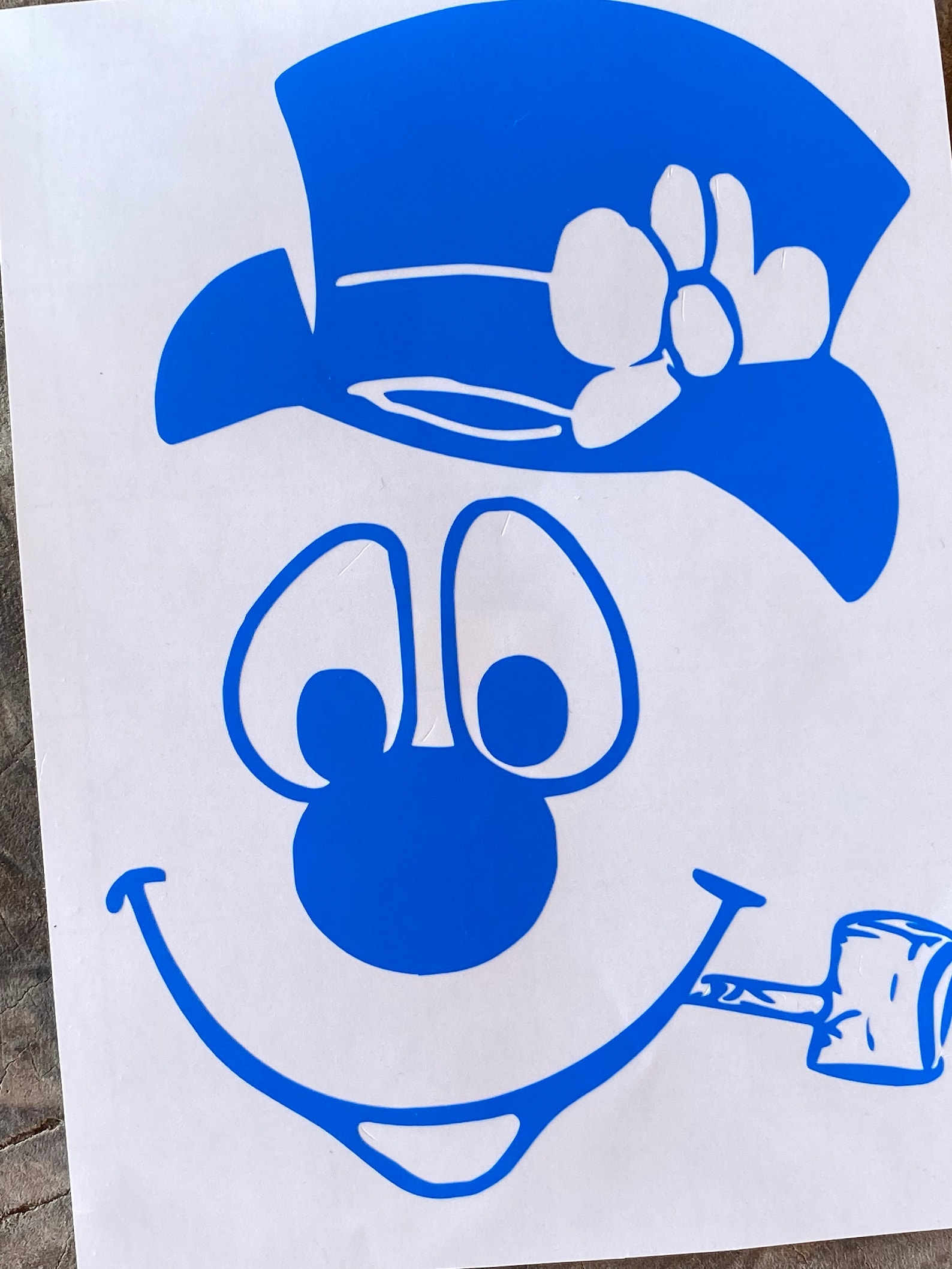 Christmas Decal Frosty the Snowman Vinyl Decal Smiling - Etsy