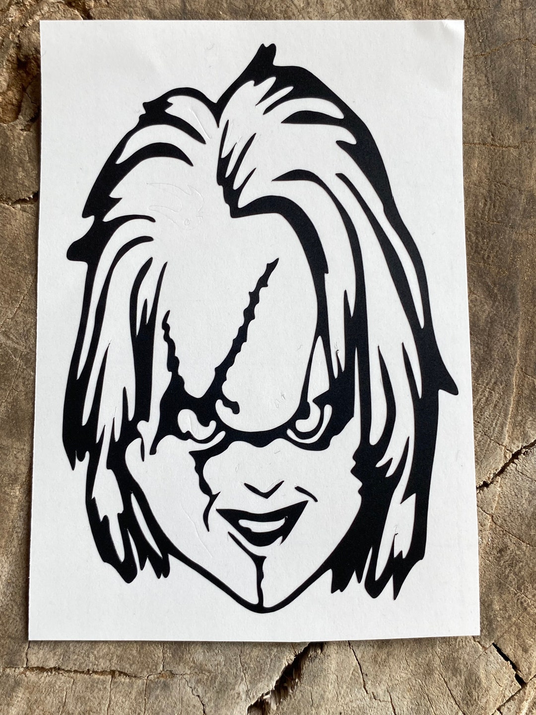 Chucky Vinyl Decal, Chucky Sticker, Chucky Childs Play Movie Window ...