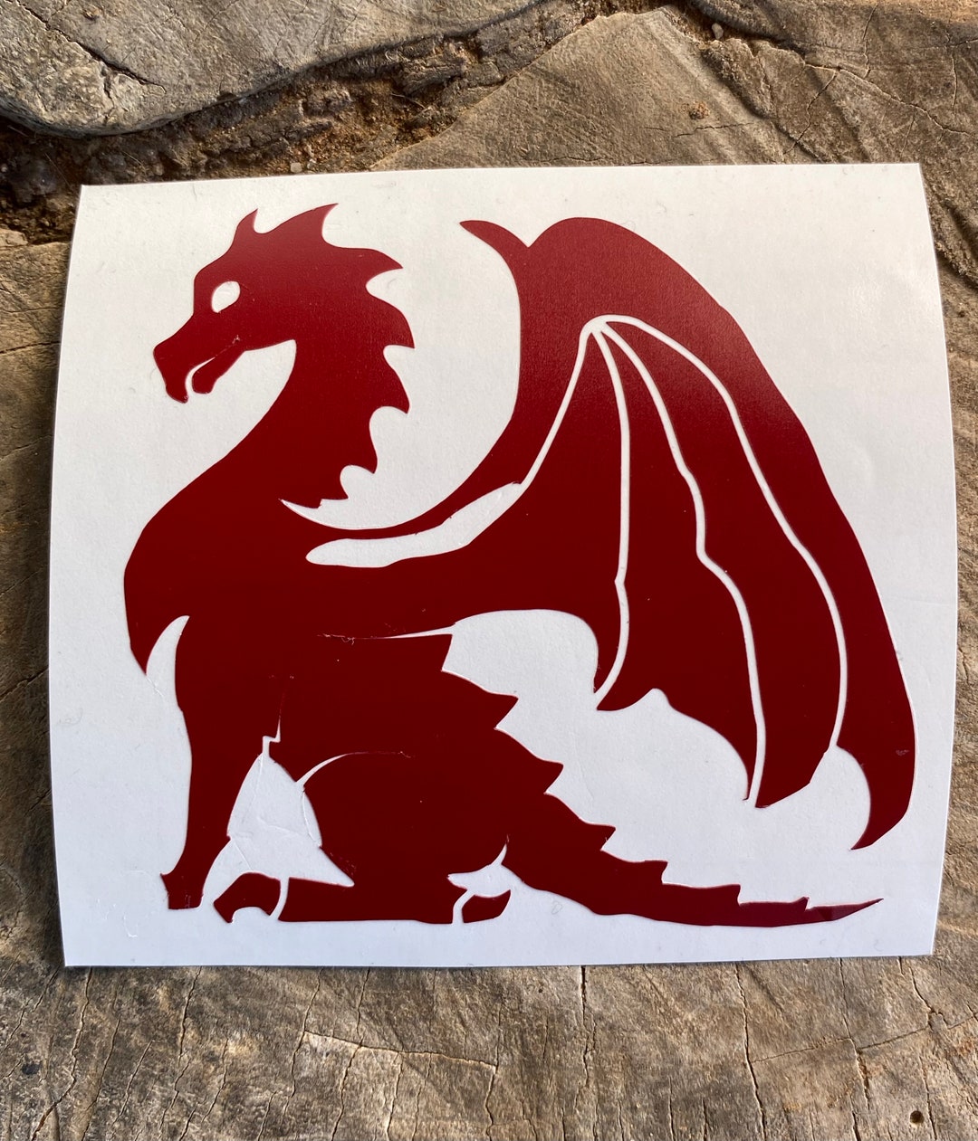 Dragon Vinyl Car Decal, Mystic Creatures Decal, - Etsy