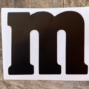 M & M Decal Vinyl Decal Car Decal Mug Decal Christmas - Etsy