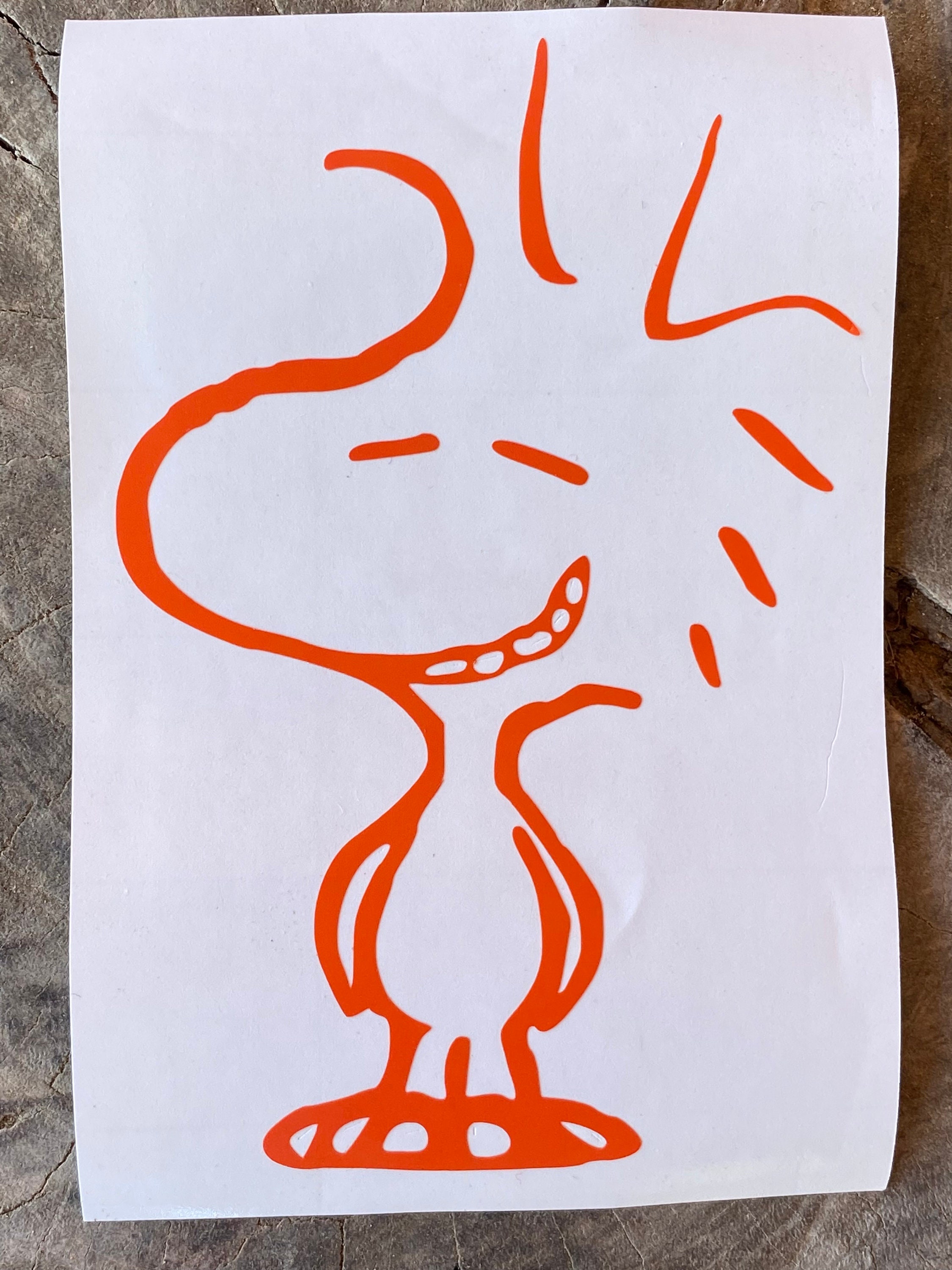 Woodstock car decal Birds decal Snoopy cartoon peanuts | Etsy