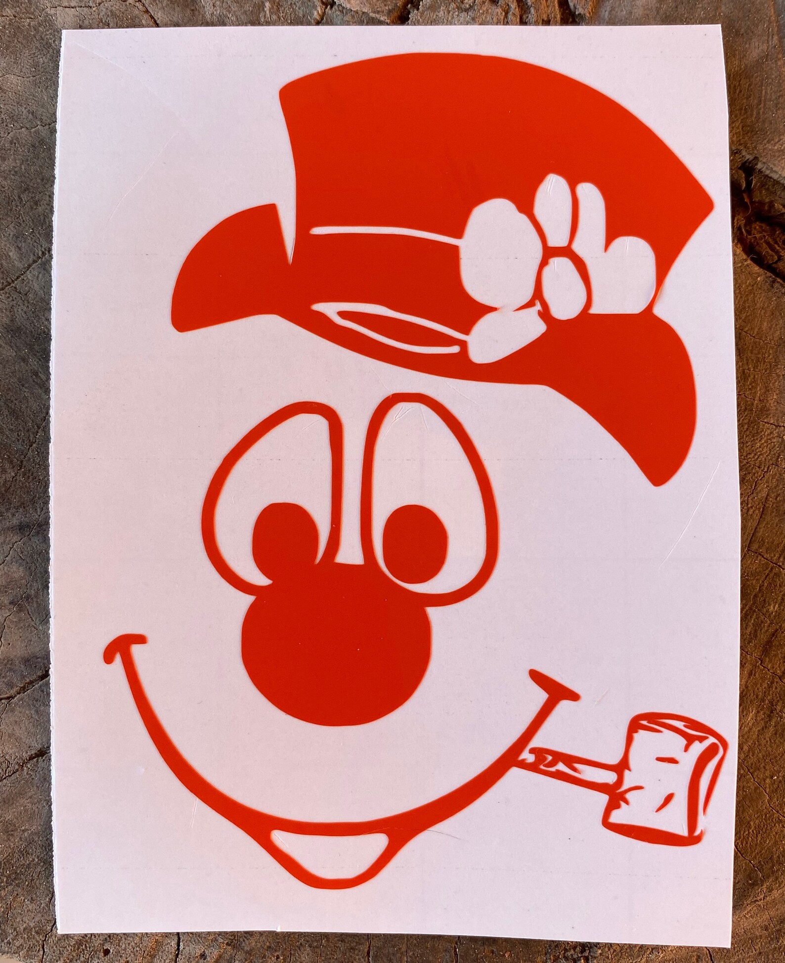 Christmas Decal Frosty the Snowman Vinyl Decal Smiling - Etsy