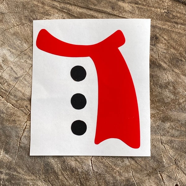 Frosty Vinyl Decal - Etsy