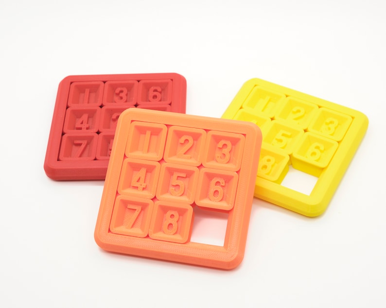 3x3 Sliding Number Puzzle - (15 Puzzle, Gem Puzzle, Boss Puzzle, Game ...