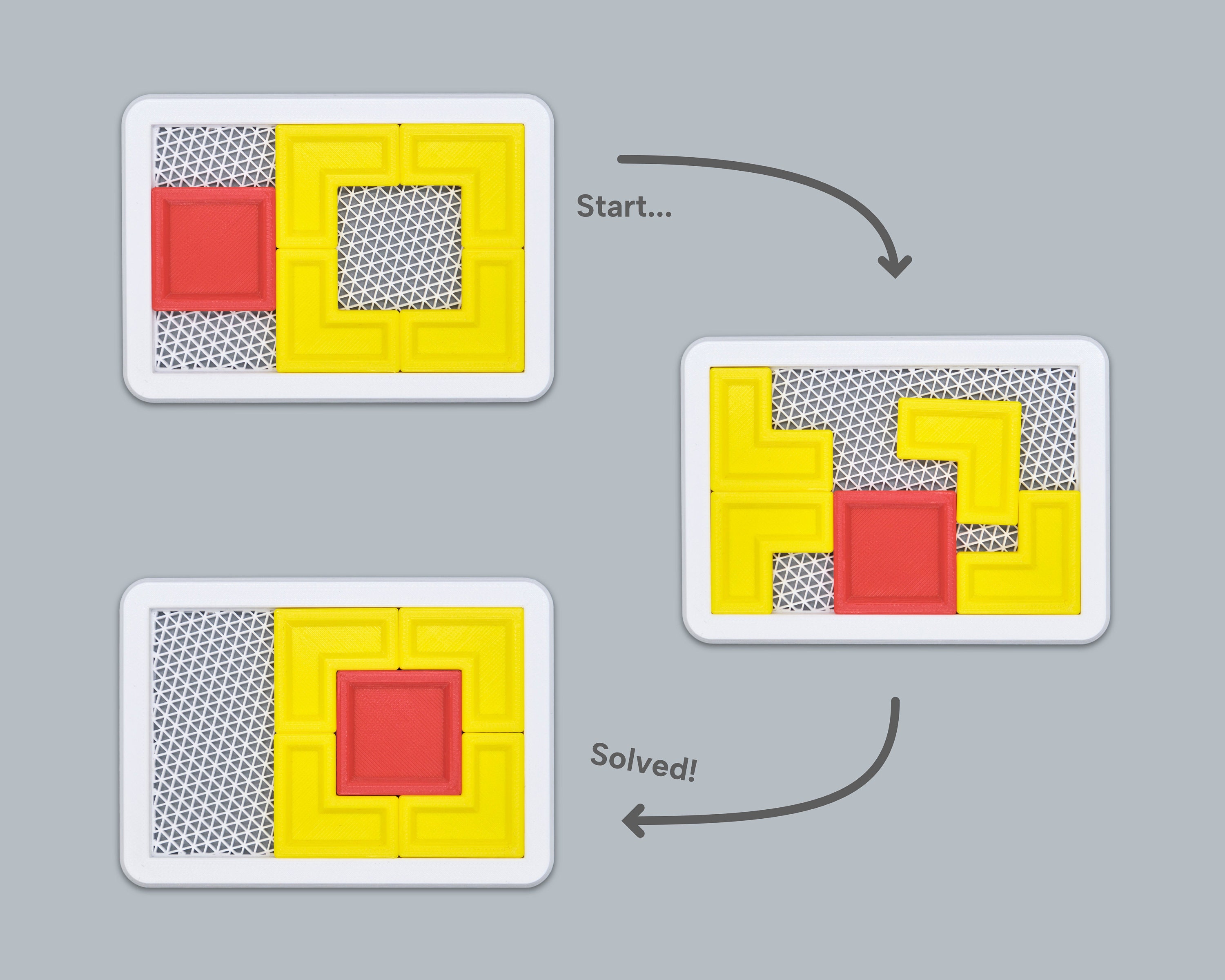 Hole-in-one Puzzle - 3D Sliding Puzzle - Etsy