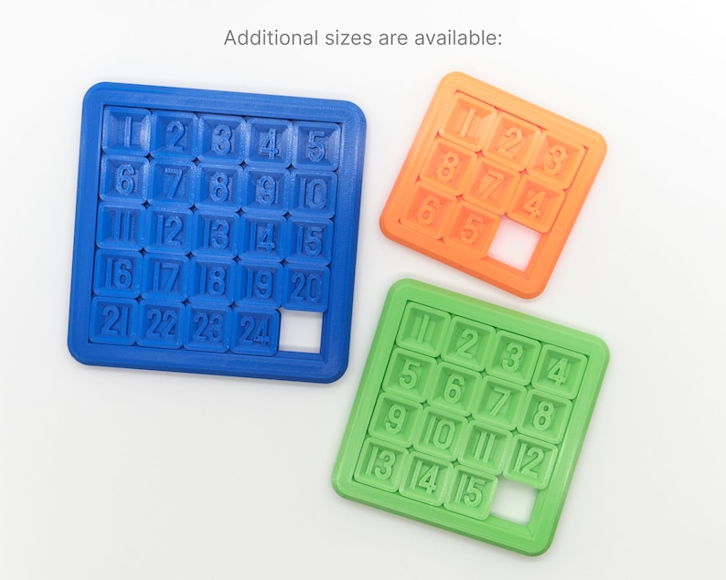 3x3 Sliding Number Puzzle - (15 Puzzle, Gem Puzzle, Boss Puzzle, Game ...