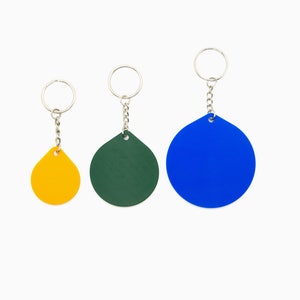 Number Keychains Customized Numbers and Colors - Etsy