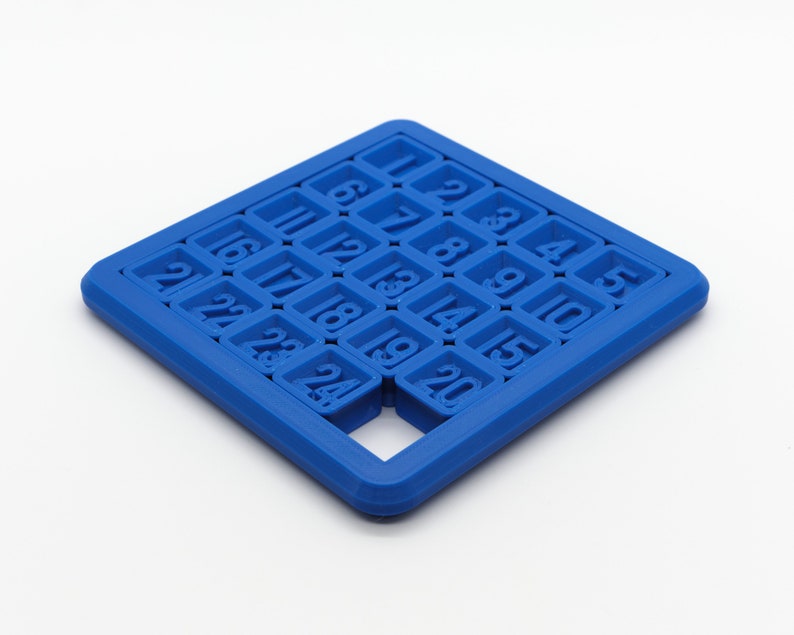 5x5 Sliding Number Puzzle - (15 Puzzle, Gem Puzzle, Boss Puzzle, Game ...