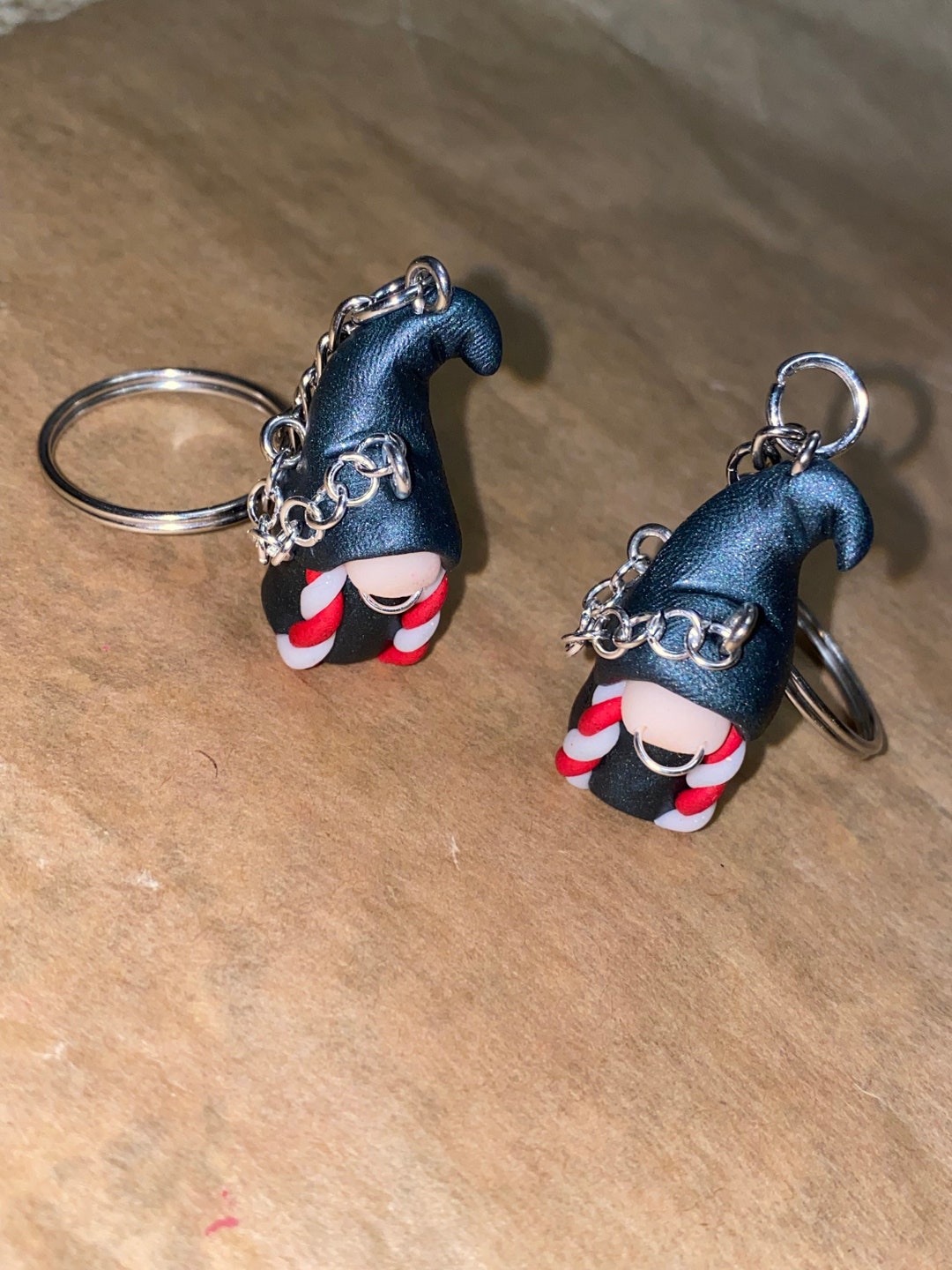 1 Mini Alternative Gnome Keyring Kawaii Pierced Gnome - Etsy